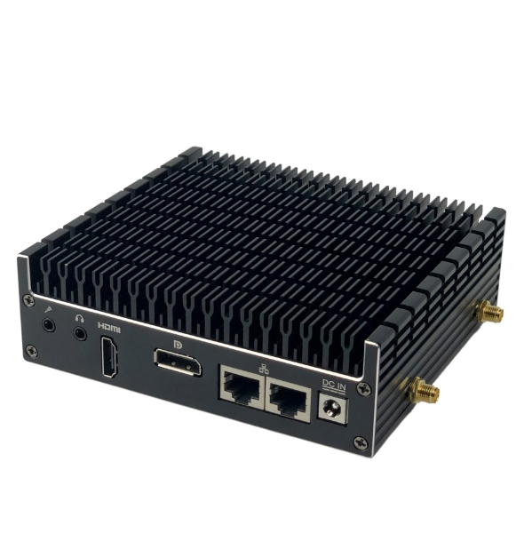 Nano-8000FL2C - 4K GPU 2 HDMI+VGA\DP | Fanless Mini PC