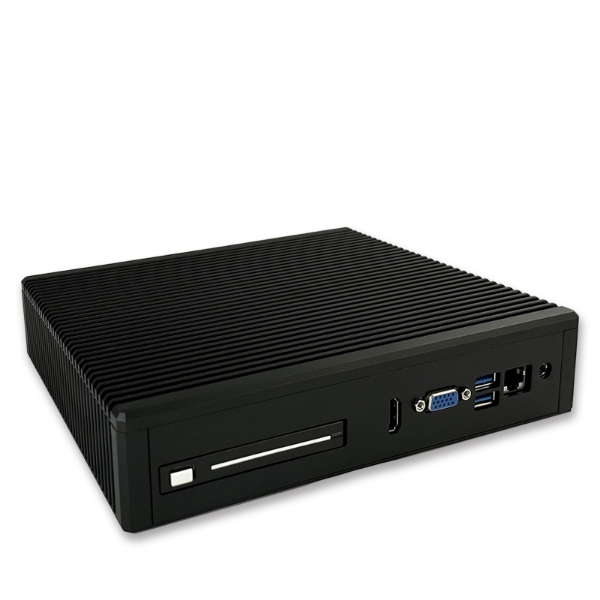 Nano-8000FL2C - 4K GPU 2 HDMI+VGA\DP | Fanless Mini PC